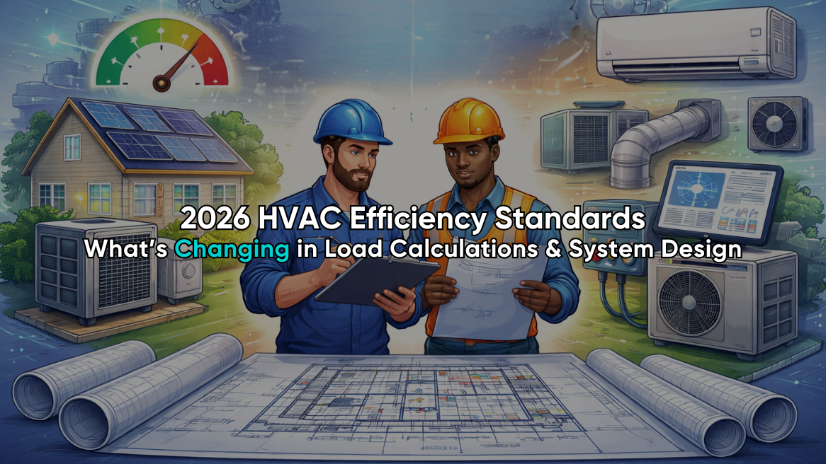 2026 HVAC Efficiency Standards: Load Calculations & System Design Guide